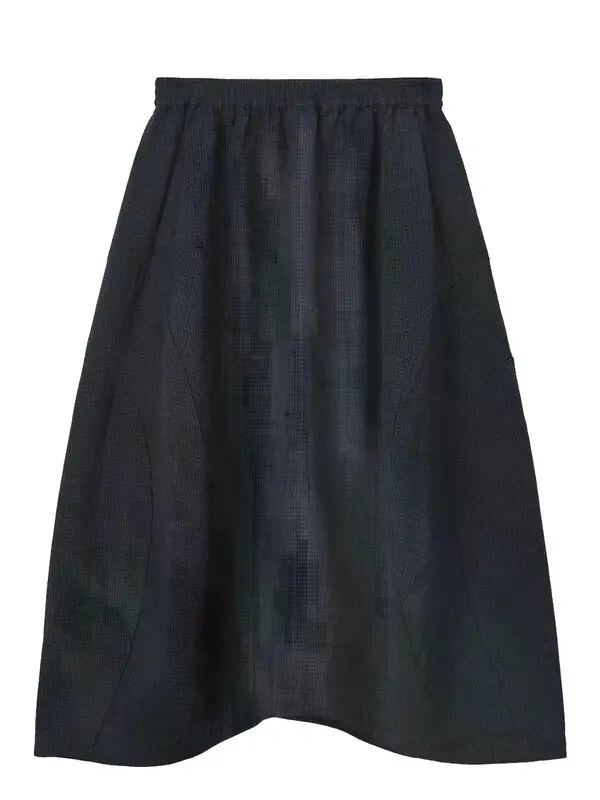 TOUT A COUP Pleated Skirt - Blue
