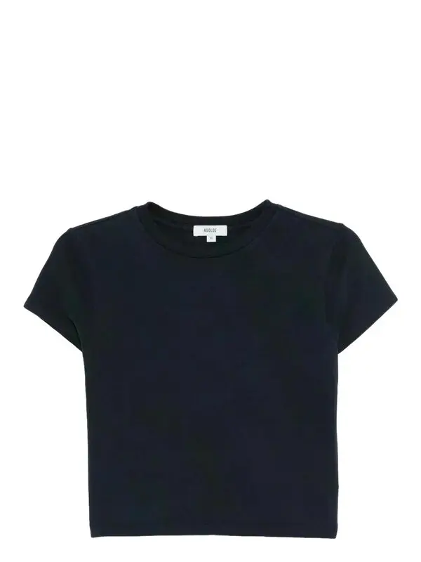 AGOLDE Adine Shrunken T-shirt - Blue