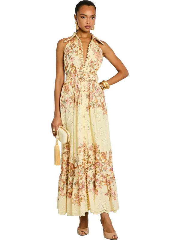 Hemant & Nandita Riah Long Dress - Ivory