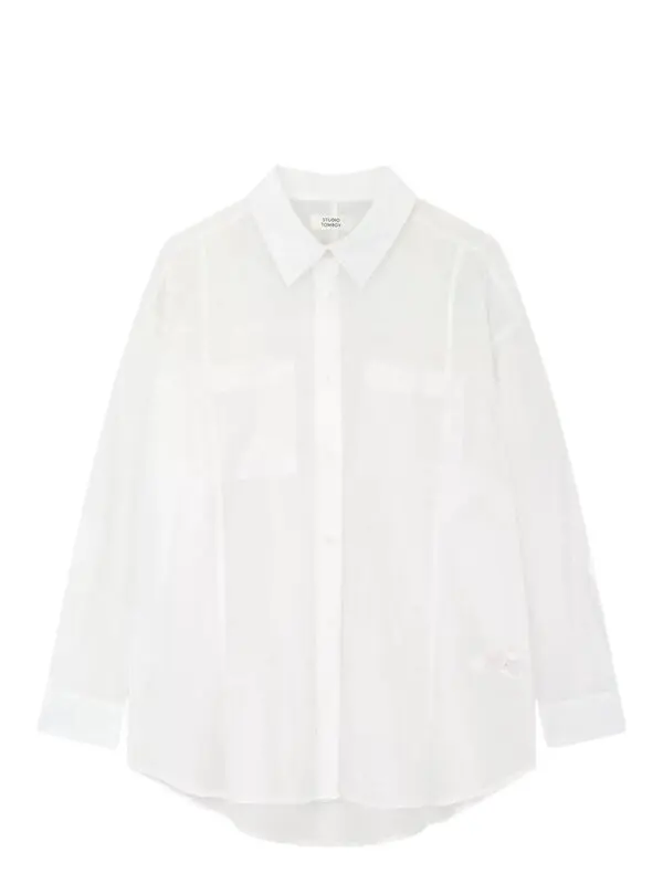 STUDIO TOMBOY Chest-pockets Shirt - White
