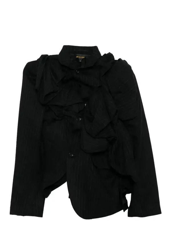 Comme Des Garçons Draped Jacket - Black
