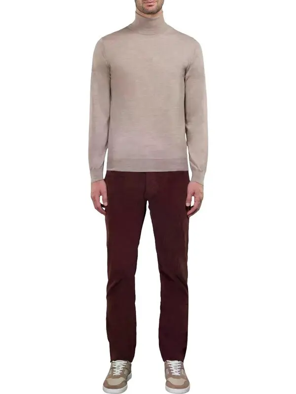 MOORER Todi Turtleneck Sweater - Neutrals