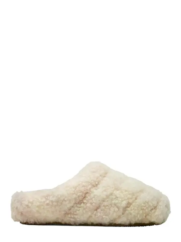 Axel Arigato Snail Shearling Mules - Neutrals