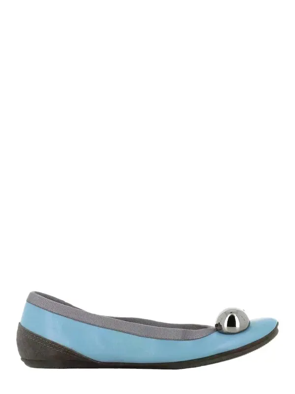 DOVE NUOTANO GLI SQUALI Ball Ballet Flats - Blue