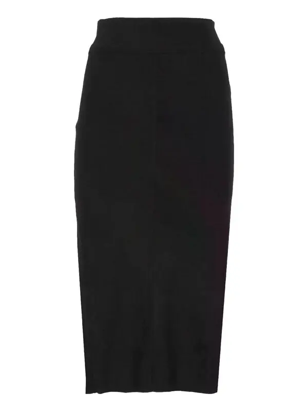 THOM KROM High-rise Zip Skirt - Black