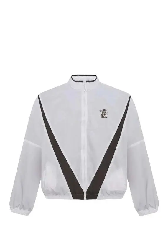 HELLSTAR Side Stripe Track Jacket - White