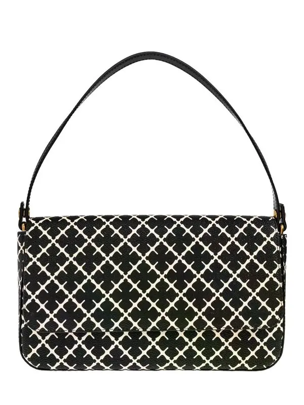 BY MALENE BIRGER Small Tallie Geometric-print Shoulder Bag - Black