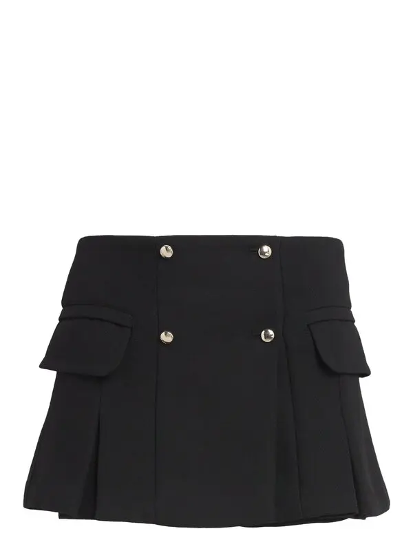 Maje Tailored Mini Skirt - Black