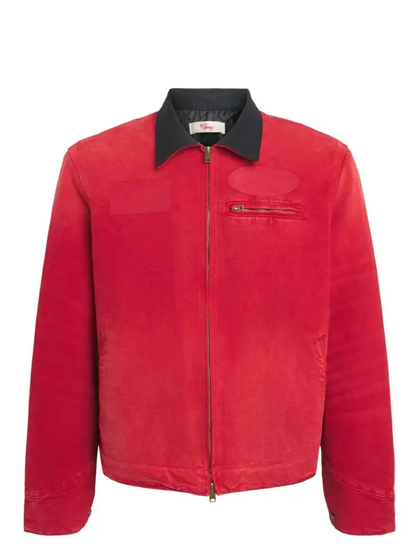 CHERRY LOS ANGELES Canvas Work Jacket - Red