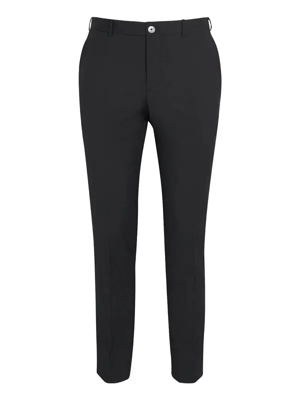 Pal Zileri Wool Tailored Trousers - Black