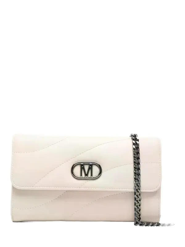 MARC ELLIS Logo-detail Clutch - Neutrals
