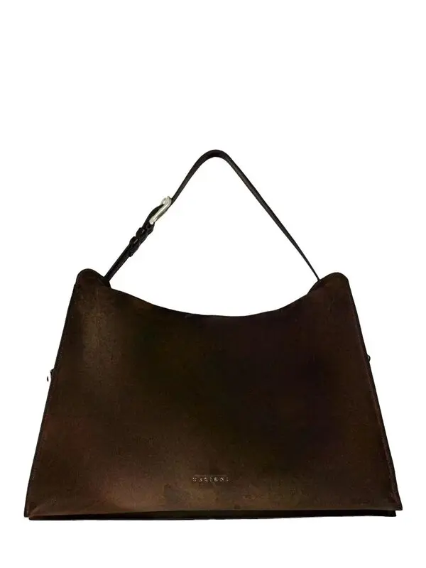ORTIGNI Trinity Large Shoulder Bag - Brown