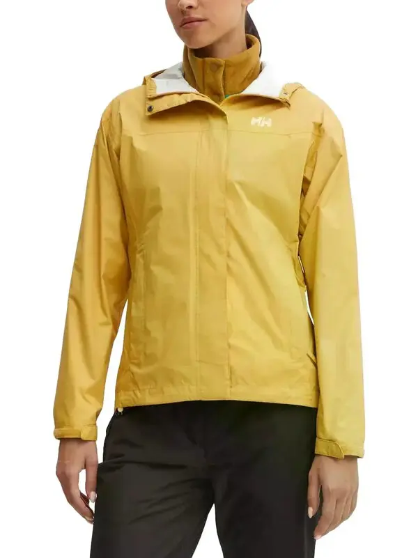 Helly Hansen Hooded Jacket With Logo Detail - Yellow