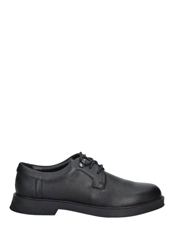 Hugo Textured Lace-up Shoes - Black