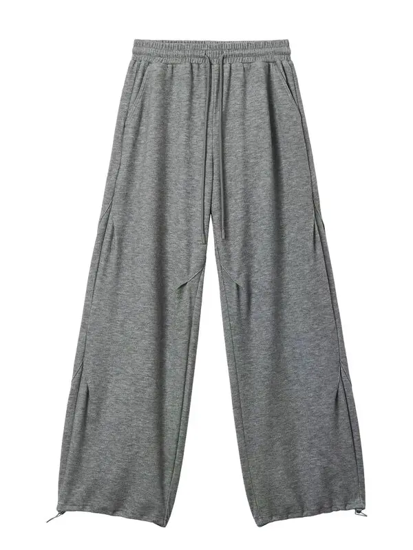 B+AB Elasticated-waistband Track Pants - Grey