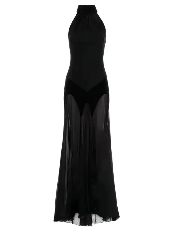 Alexander McQueen Sleeveless Maxi Dress - Black