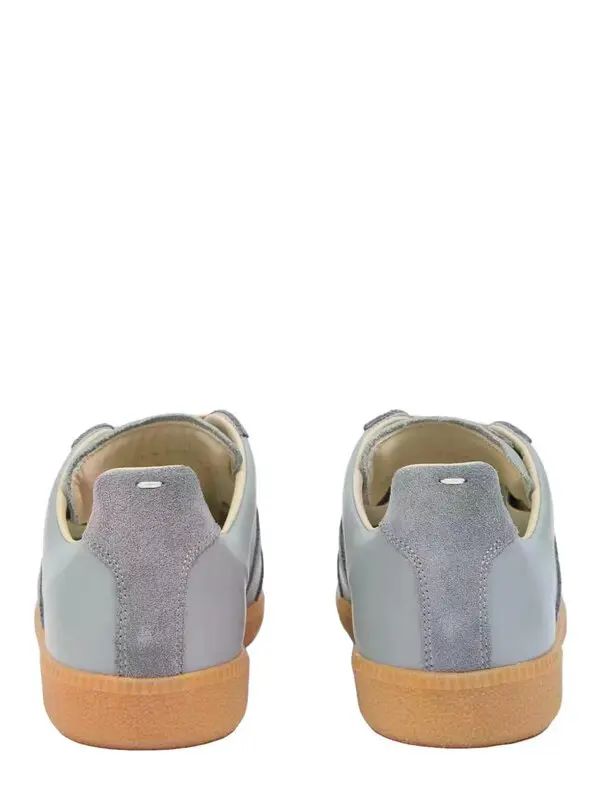 MAISON MARGIELA Replica Leather Sneakers - Grey