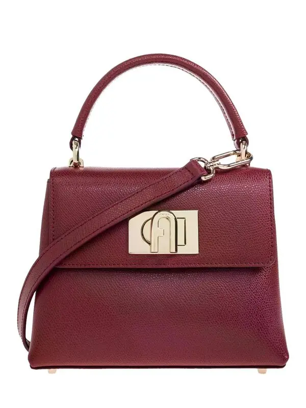 Furla Mini 1927 Logo-plaque Tote Bag - Red