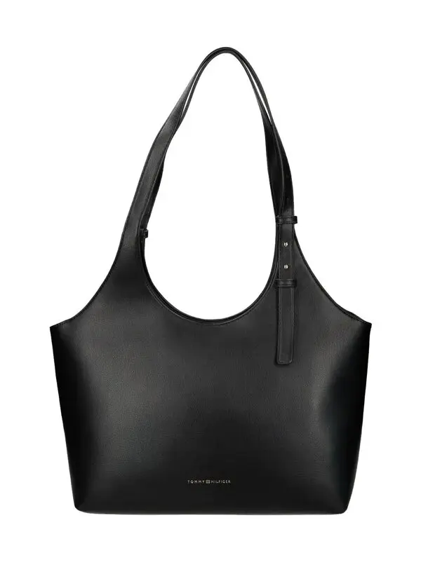 Tommy Hilfiger Logo-detail Tote Bag - Black
