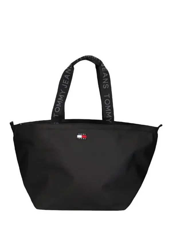 Tommy Hilfiger Logo-patch Tote Bag - Black