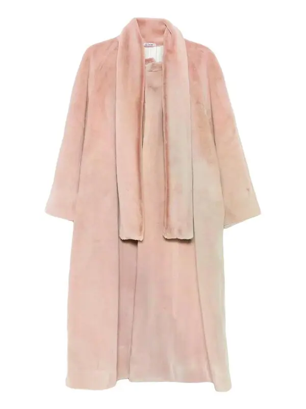 PARLOR Scarf Coat - Pink