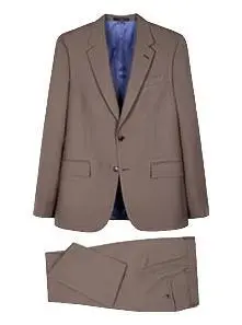 Paul Smith The Soho Tailored-fit Wool 'a Suit To Travel - Grey