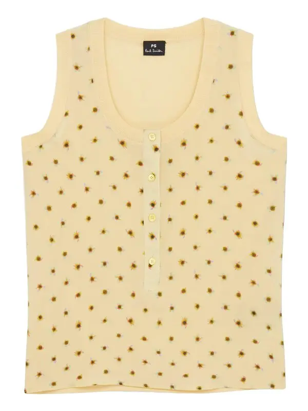 Paul Smith Ibiza Sunflair' Vest Top - Yellow