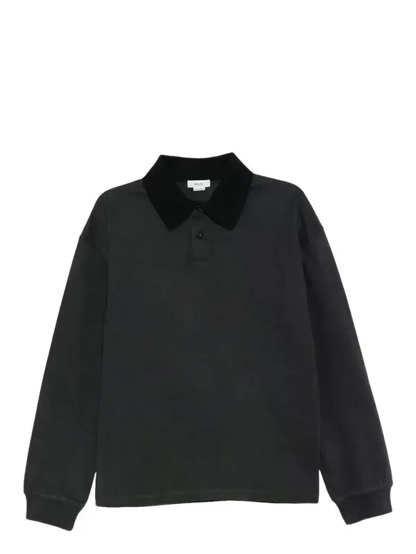 AGOLDE Marus Rugby Sweatshirt - Black