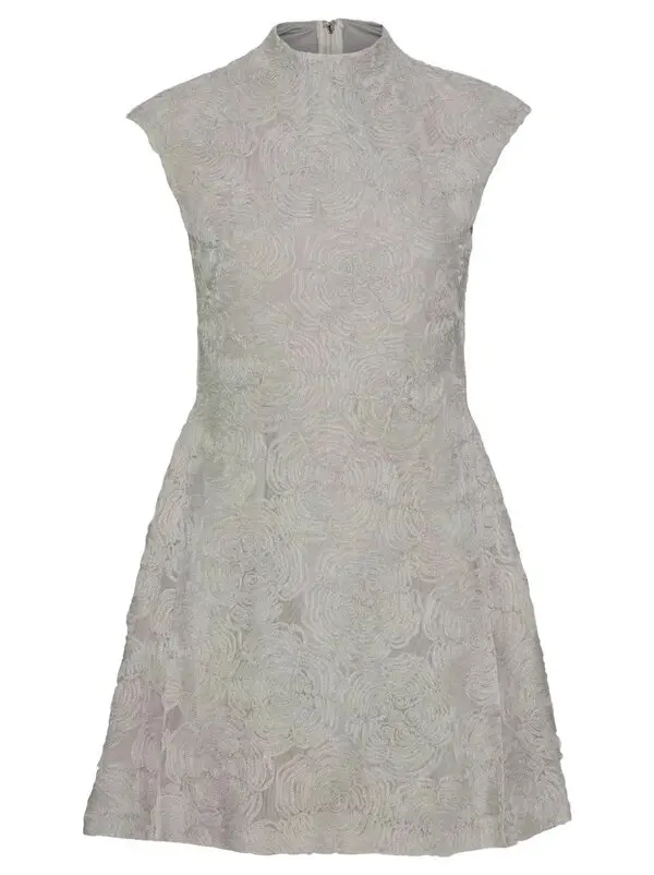 ROTATE BY BIRGER CHRISTENSEN Floral Mini Dress - Grey