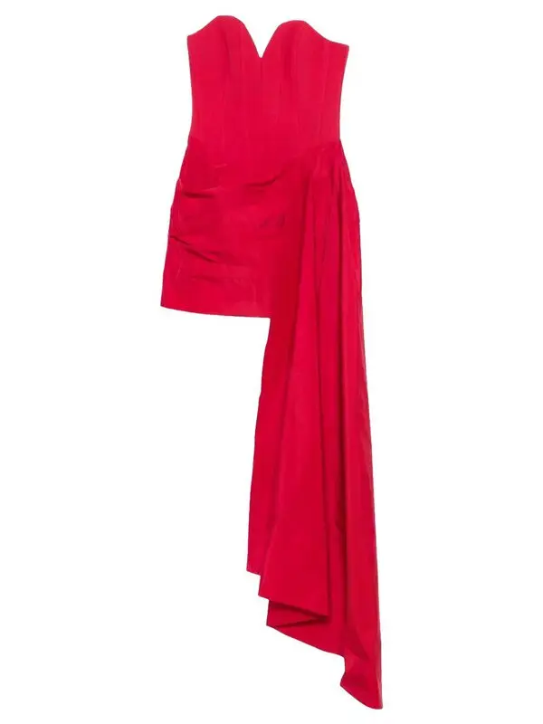 Rebecca Vallance Zarya Bustier Mini Dress - Red