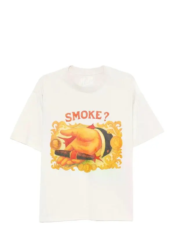 MELT Graphic-printed T-shirt - Neutrals