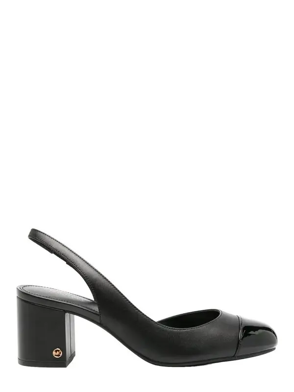 Michael Kors Block-heel Slingback Pumps - Black