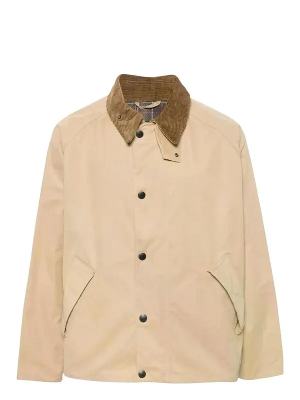 Barbour Gabardine Press-stud Jacket - Neutrals
