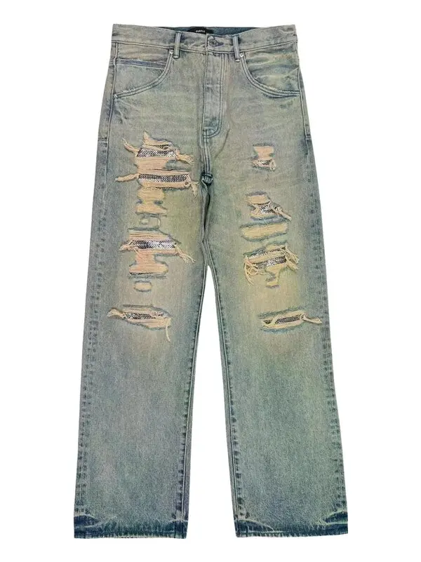 PURPLE BRAND Belt-loop Jeans - Blue