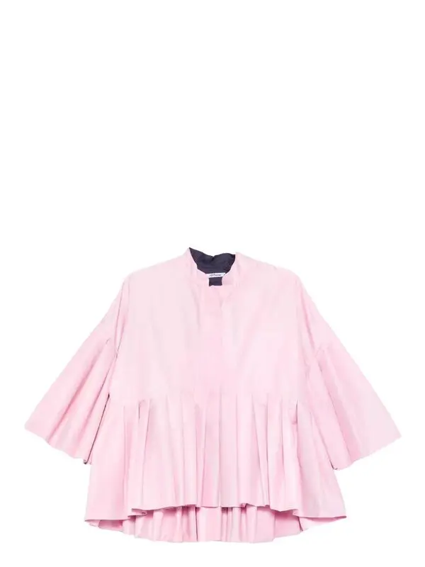 PARLOR Flounce-hem Jacket - Pink