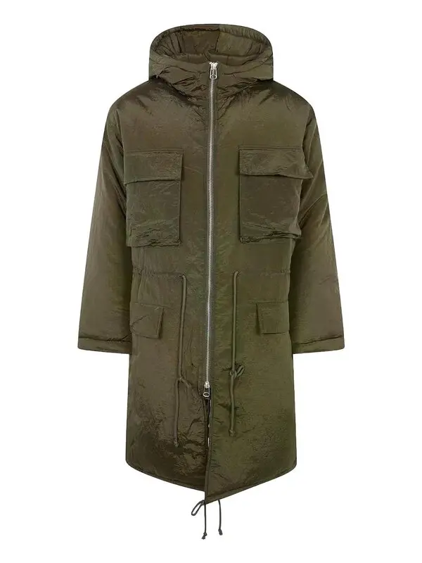 OAMC Multi-pocket Hooded Parka - Green