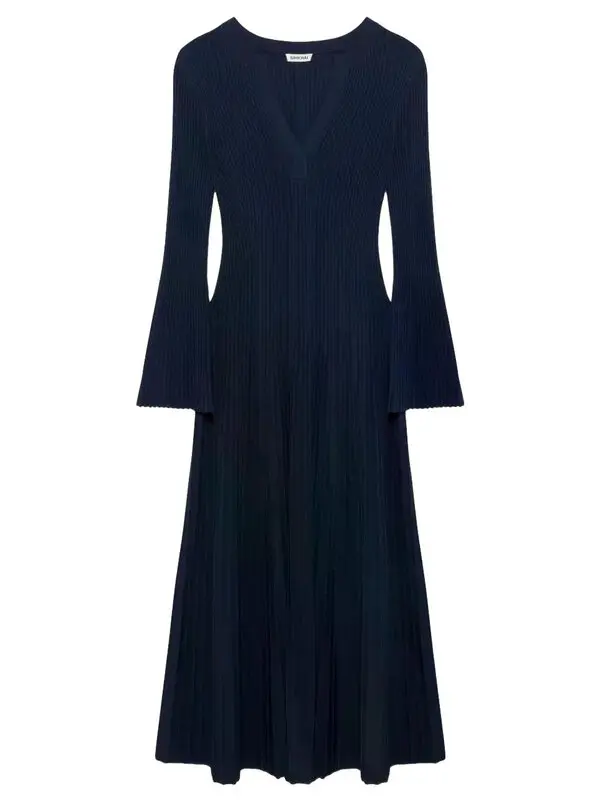 Simkhai Genna Bell-sleeve Midi Dress - Blue