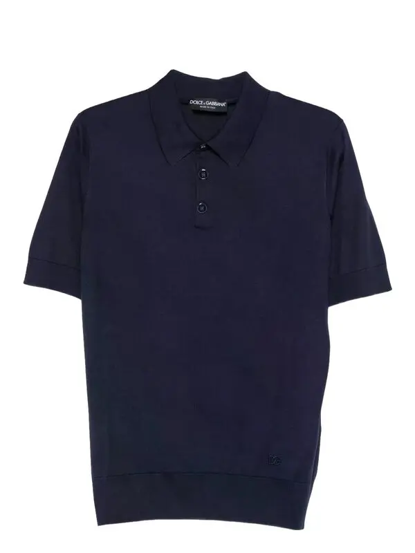 Dolce & Gabbana Short-sleeves Polo Shirt - Blue