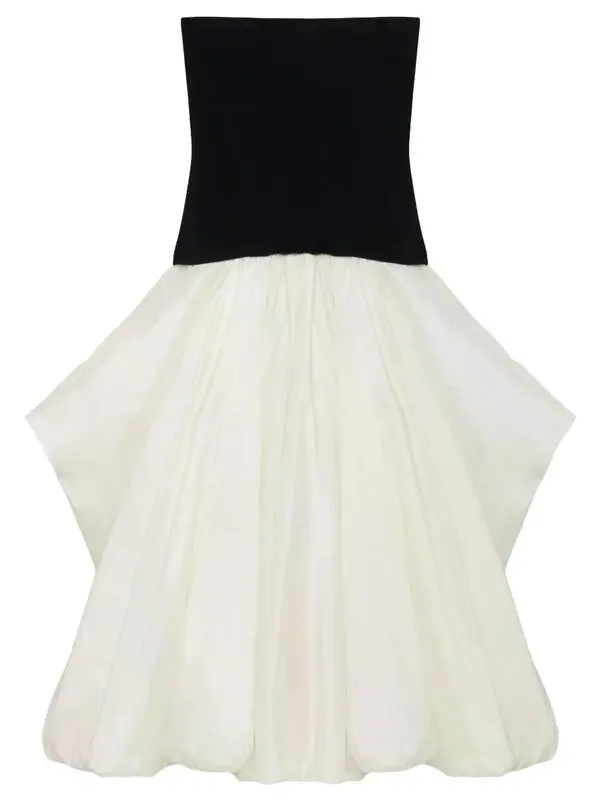 Simkhai Izzy Strapless Midi Dress - White