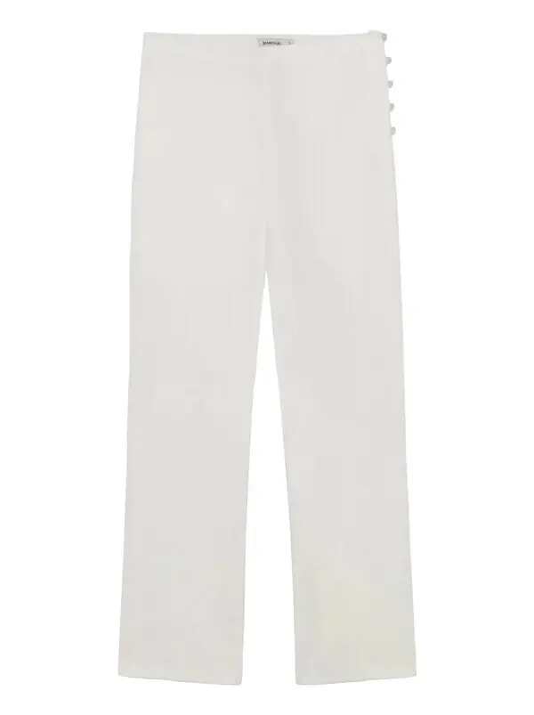 Simkhai Morrie Button-detailed Trousers - White