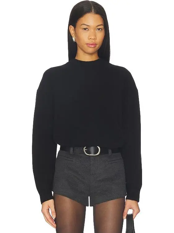 ANINE BING Lee Crew Sweater - Black