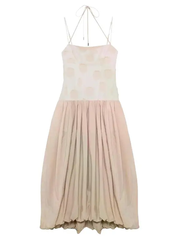 Simkhai Pfeiffer Polka-dot Midi Dress - Neutrals