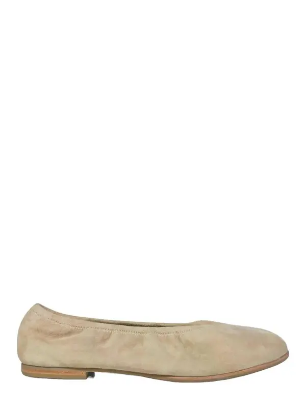Simkhai Danna Suede Elasticated Ballet Flats - Neutrals