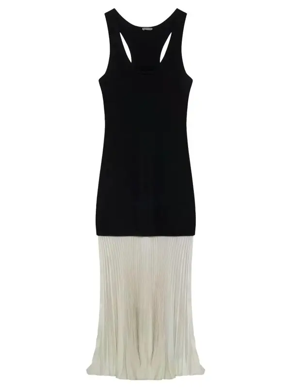 Simkhai Zaden Pleated Midi Dress - Black