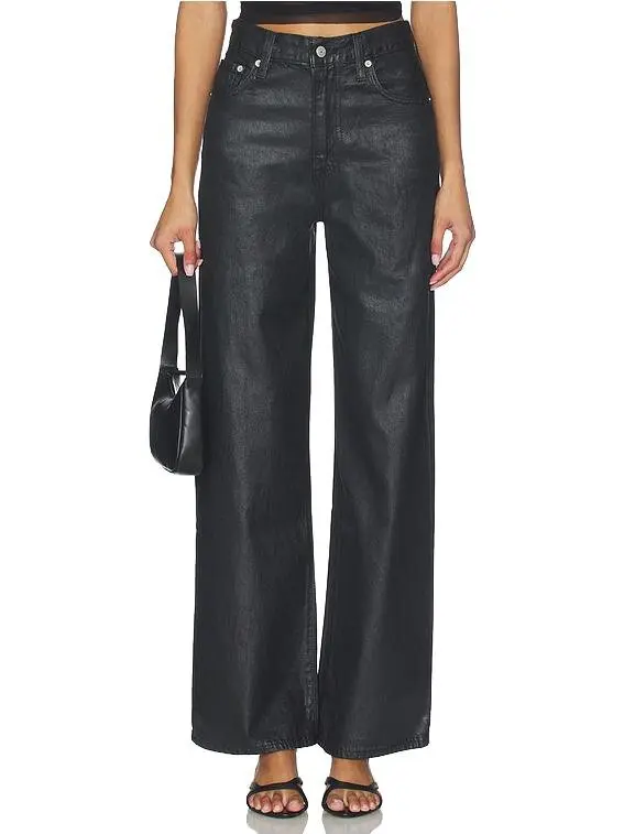 LEVI'S Ribcage Wide Leg Jeans - Black