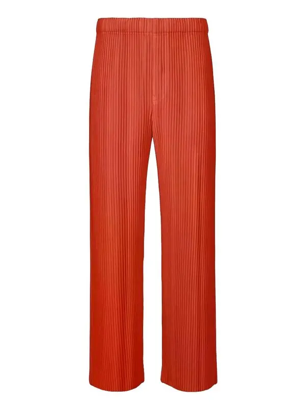 Issey Miyake Pleated Pants - Red