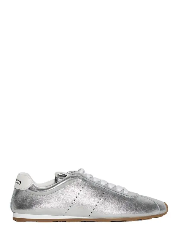 Miu Miu Plume Modore Sneakers - Silver