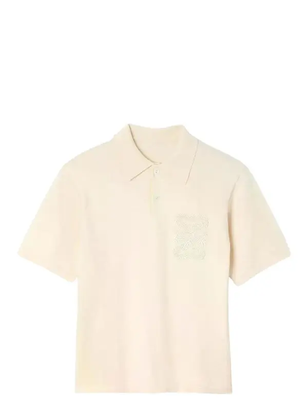 Sandro Embroidered-detail Polo Shirt - Yellow