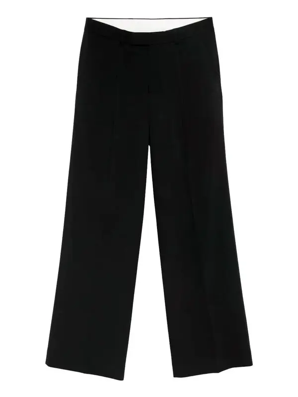 Sandro Wide-leg Trousers - Black