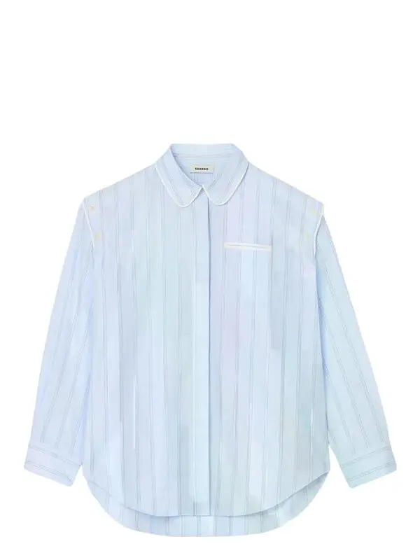 Sandro Striped Shirt - Blue